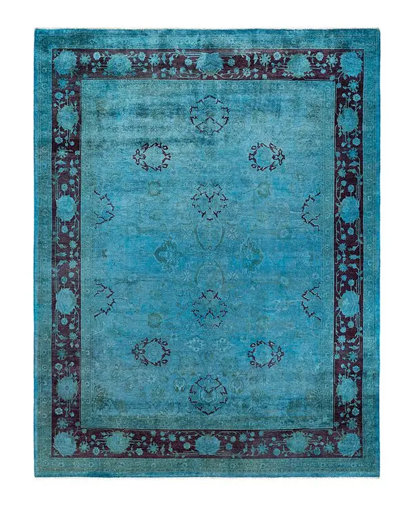 Bloomingdale'S Fine Vibrance M1256 Area Rug, 8'3 X 10'4 - Blue