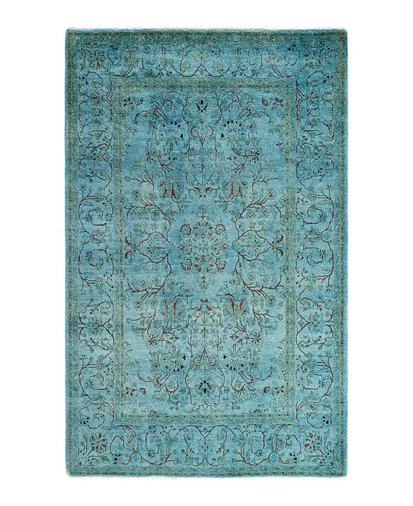 Bloomingdale'S Fine Vibrance M1395 Area Rug, 4'1 X 6'5 - Gray