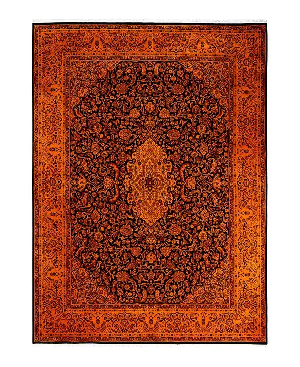 Bloomingdale'S Fine Vibrance M1654 Area Rug, 9'1 X 12'2 - Orange