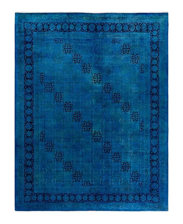 Bloomingdale'S Fine Vibrance M1256 Area Rug, 7'10 X 10'2 - Blue