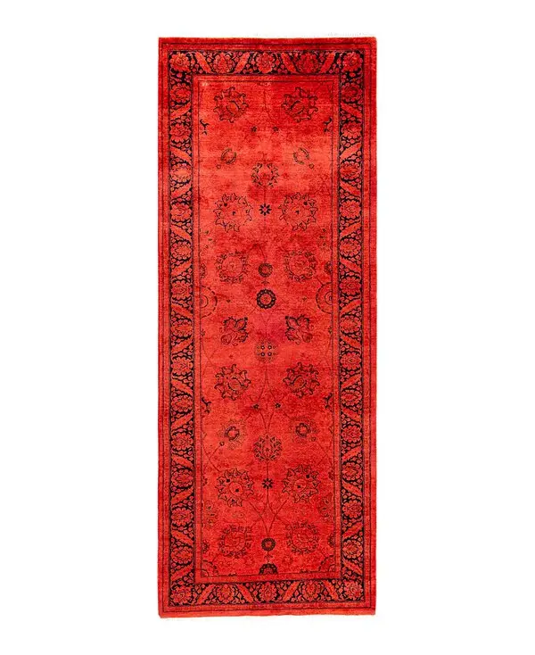 Bloomingdale'S Fine Vibrance M1447 Runner Area Rug, 3' X 8'5 - Orange