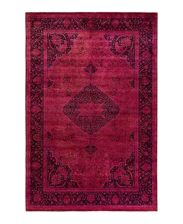 Bloomingdale'S Fine Vibrance M1450 Area Rug, 6'1 X 9'2 - Pink