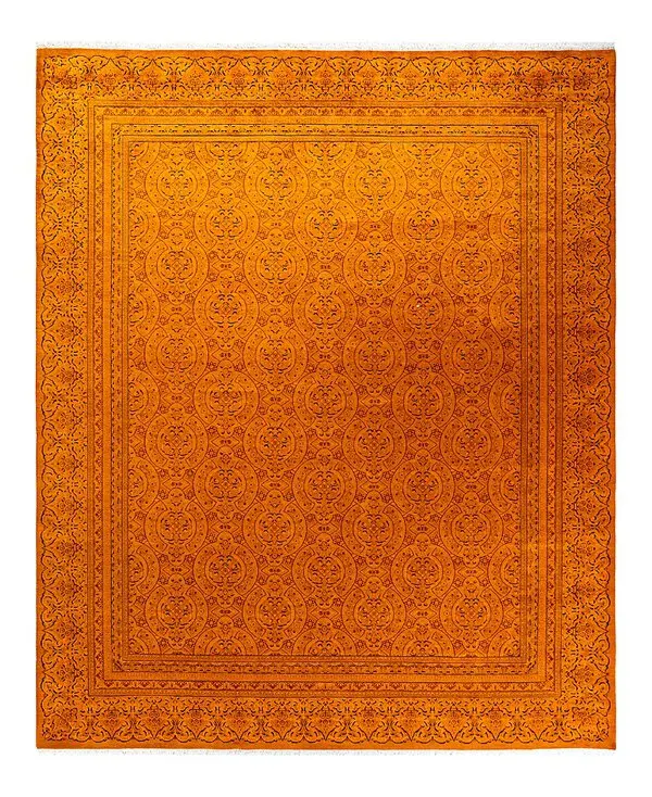 Bloomingdale'S Fine Vibrance M1427 Area Rug, 8'1 X 9'10 - Orange