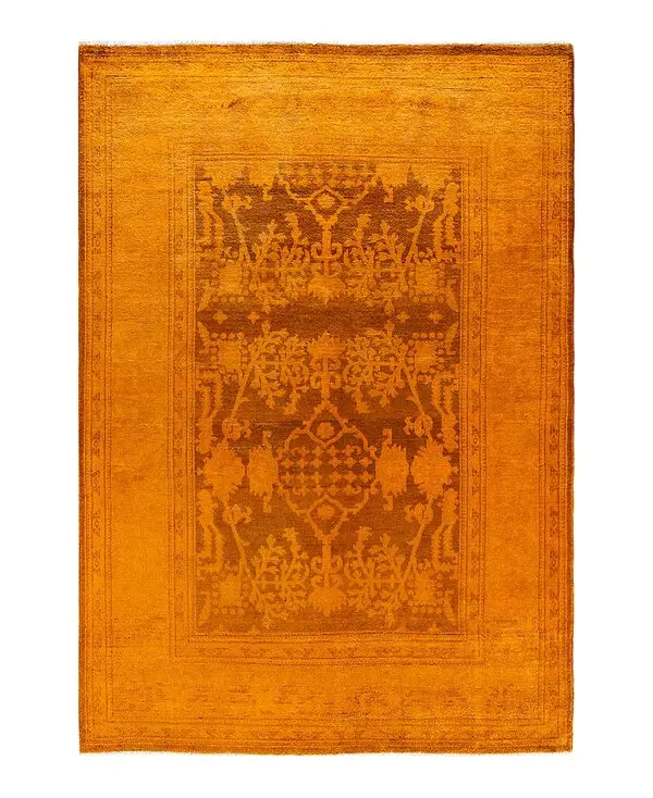 Bloomingdale'S Vibrance M1424 Area Rug, 5'3 X 7'6 - Orange