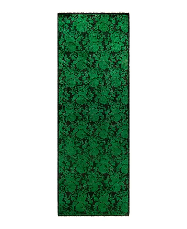 Bloomingdale'S Fine Vibrance M1624 Runner Area Rug, 2'8 X 7'9 - Green
