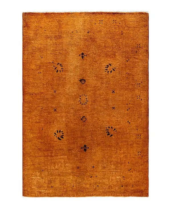 Bloomingdale'S Vibrance M1353 Area Rug, 4'2 X 6'2 - Brown