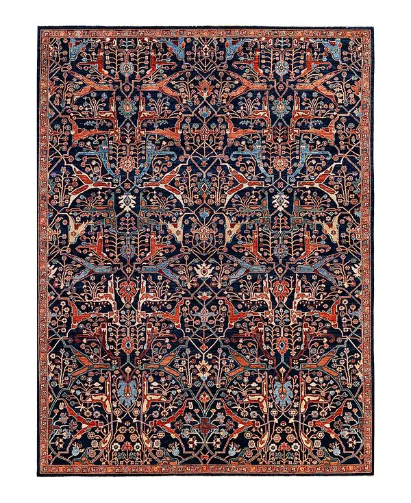 Bloomingdale'S Serapi M1945 Area Rug, 8'11 X 11'10 - Blue