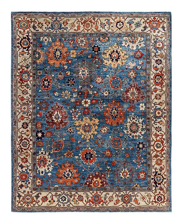 Bloomingdale'S Serapi M1945 Area Rug, 7'11 X 9'10 - Light/blue