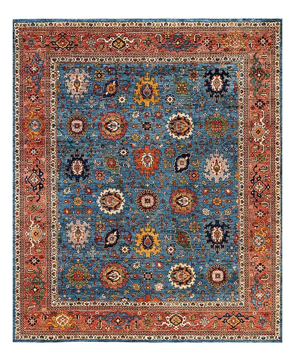Bloomingdale'S Serapi M1945 Area Rug, 8'2 X 9'10 - Light/blue