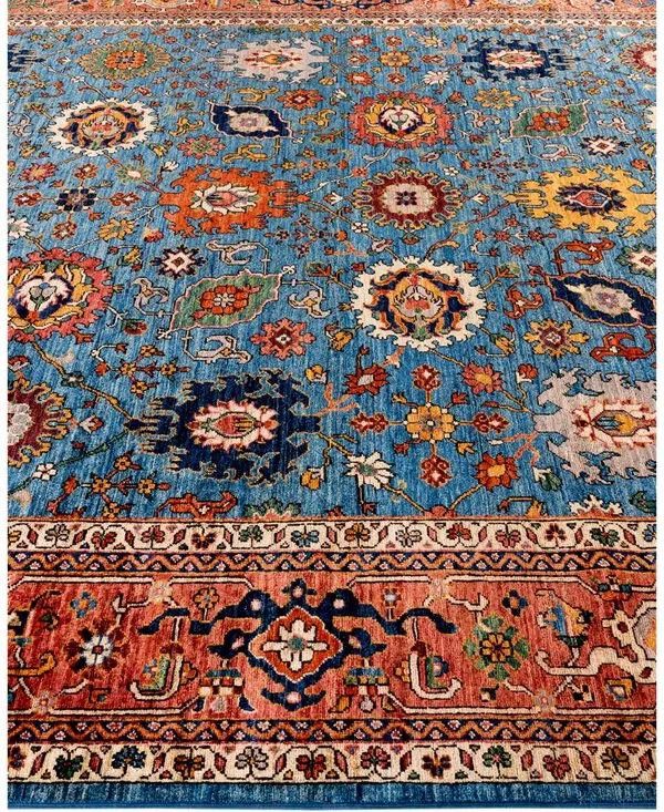 Bloomingdale'S Serapi M1945 Area Rug, 8'2 X 9'10 - Light/blue