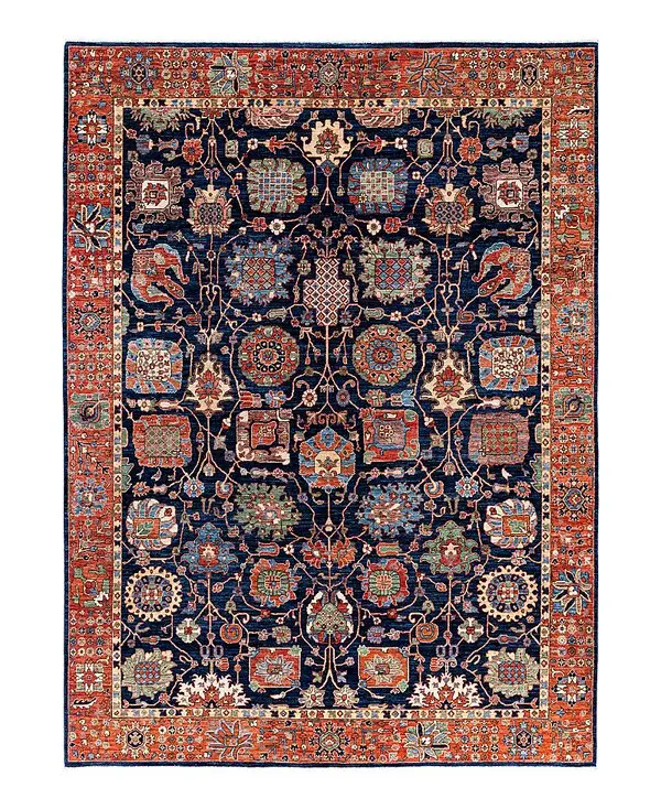 Bloomingdale'S Serapi M1945 Area Rug, 9' X 11'8 - Blue