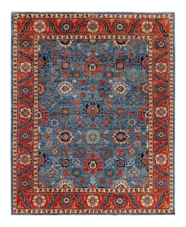 Bloomingdale'S Serapi M1945 Area Rug, 8' X 9'9 - Light/blue