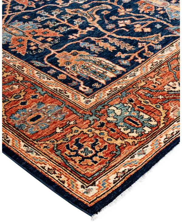 Bloomingdale'S Serapi M1945 Area Rug, 6' X 8'11 - Blue