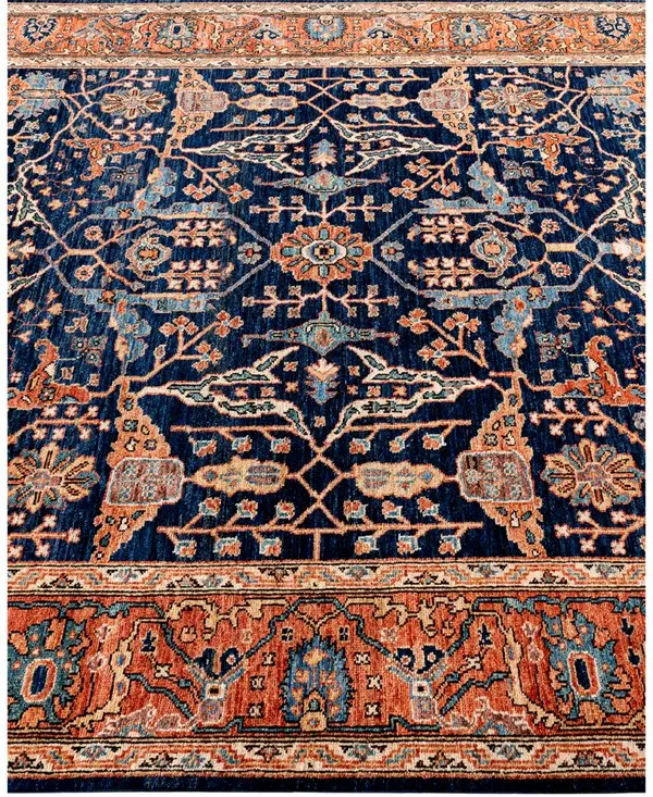 Bloomingdale'S Serapi M1945 Area Rug, 6' X 8'11 - Blue