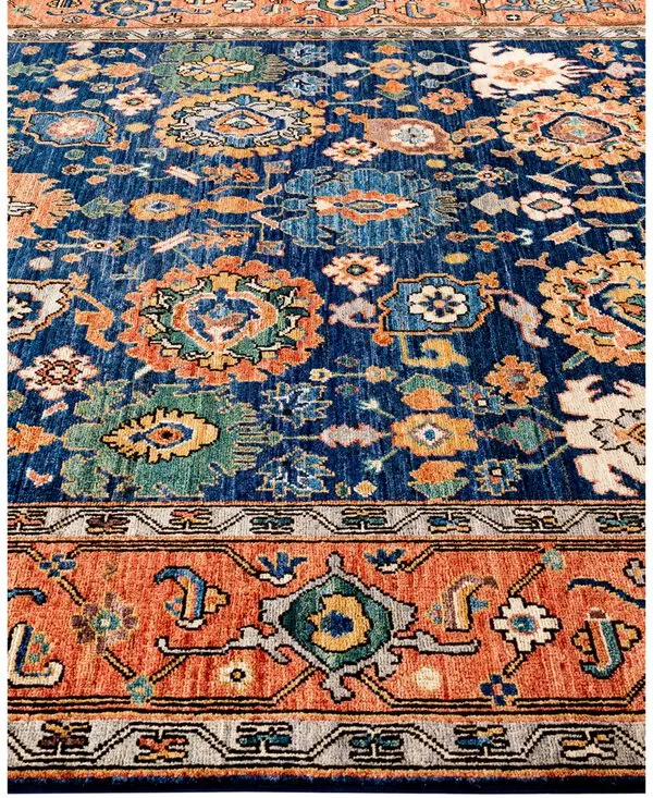 Bloomingdale'S Serapi M1945 Area Rug, 6'3 X 9'2 - Blue