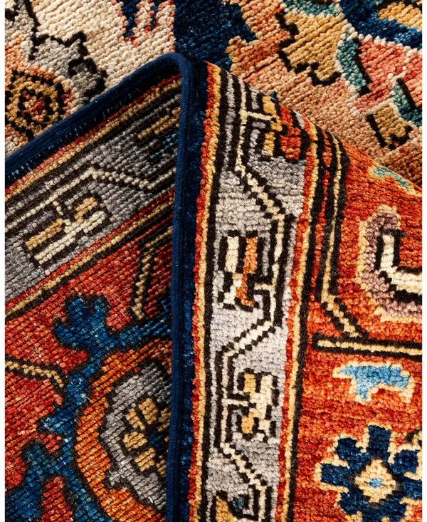 Bloomingdale'S Serapi M1945 Area Rug, 6'3 X 9'2 - Blue