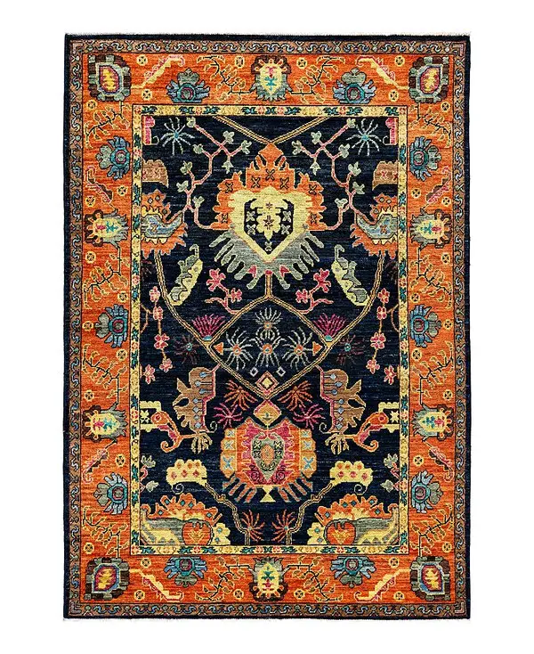 Bloomingdale'S Serapi M1945 Area Rug, 4'3 X 6'2 - Blue