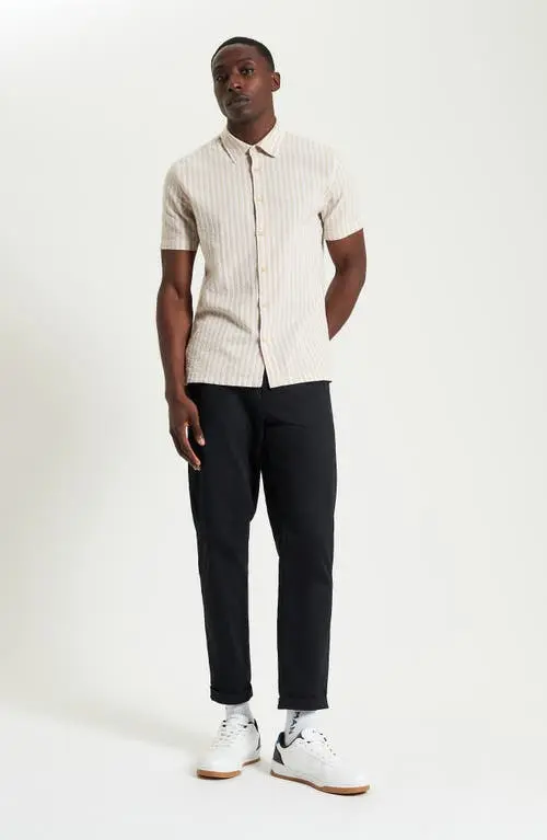 Ben Sherman Stripe Seersucker Button-up Shirt