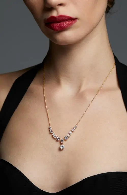 Nadri Beatrix Cubic Zirconia Frontal Necklace