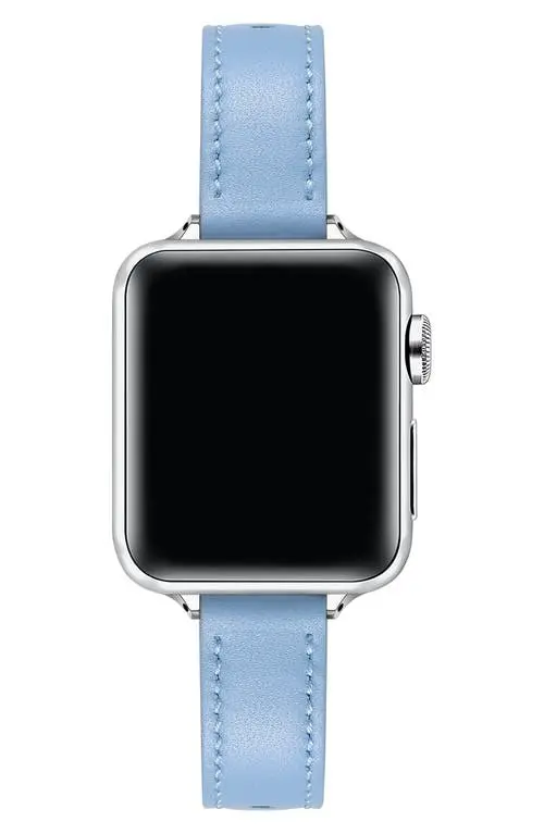 POSH TECH Carmen Leather Apple Watch® Watchband - Ice Blue