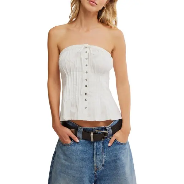 Free People Pintuck Tube Top