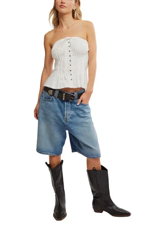 Free People Pintuck Tube Top