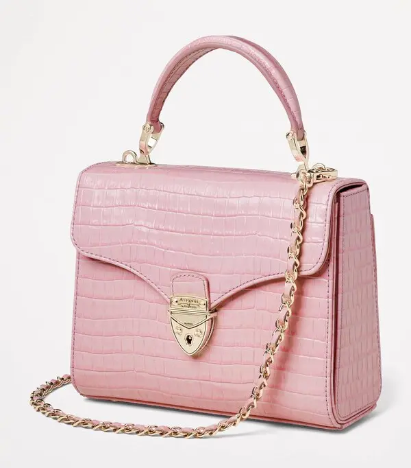 ASPINAL OF LONDON Leather Mayfair Midi Bag