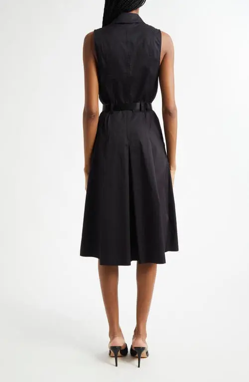 L'Agence Kylo Belted Shirtdress - Black