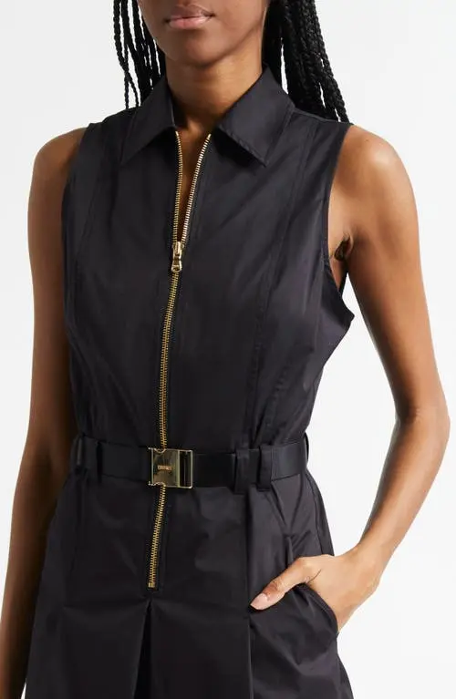 L'Agence Kylo Belted Shirtdress - Black