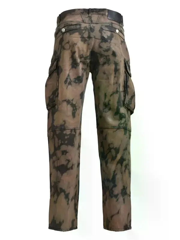 BREATH Abstract-print Trousers