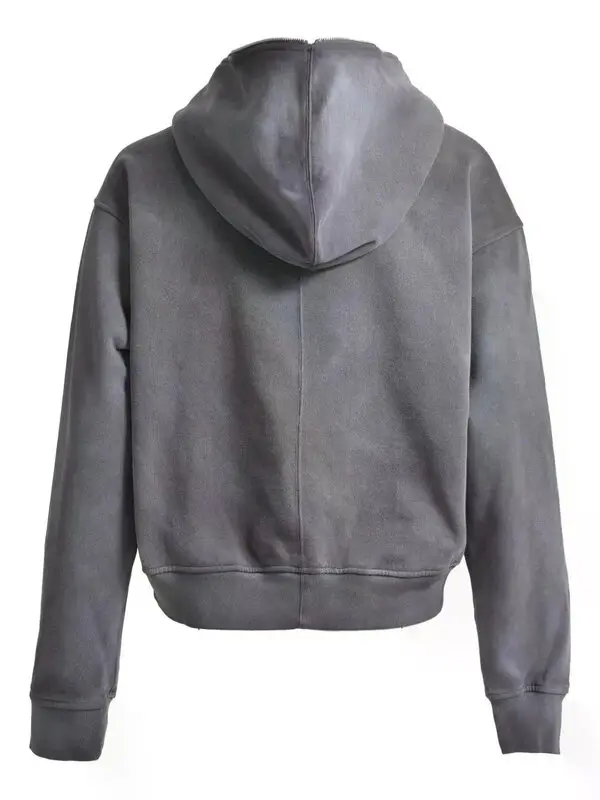 BREATH Zipped Cotton Hoodie