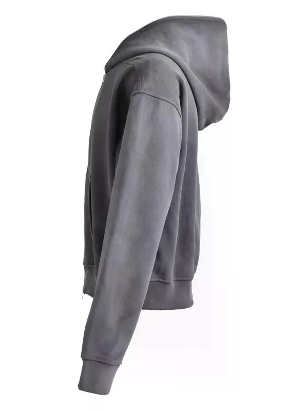 BREATH Zipped Cotton Hoodie
