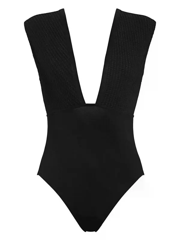 ERES Plunging V-neck One-piece Swimsuit - Black