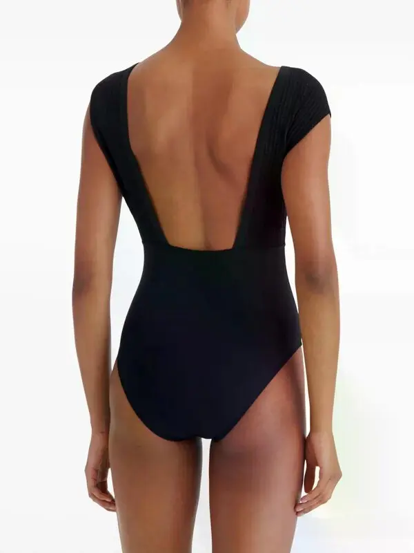 ERES Plunging V-neck One-piece Swimsuit - Black