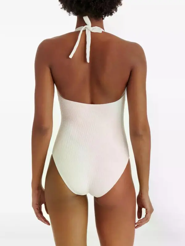 ERES Paillette One Piece Swimsuit - White