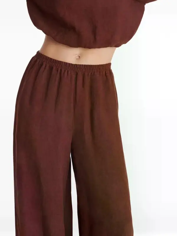 ERES Wide-leg Trousers - Brown