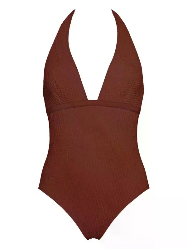 ERES Paillette One-piece Swimsuit - Brown