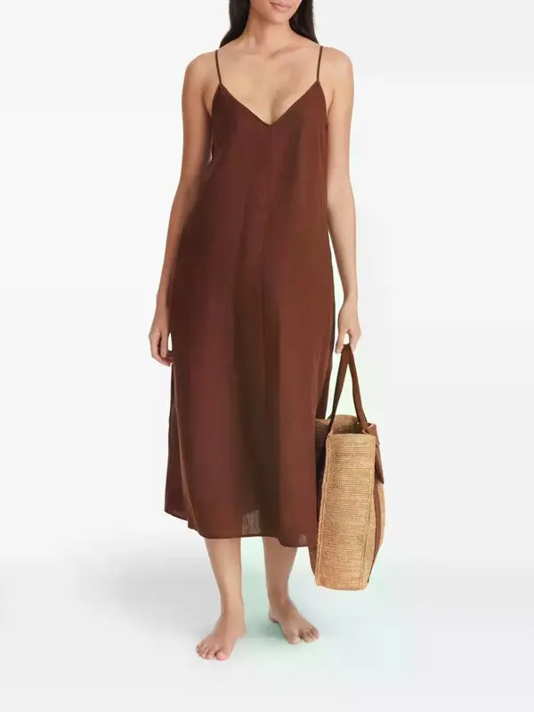 ERES Snob Midi Dress - Brown