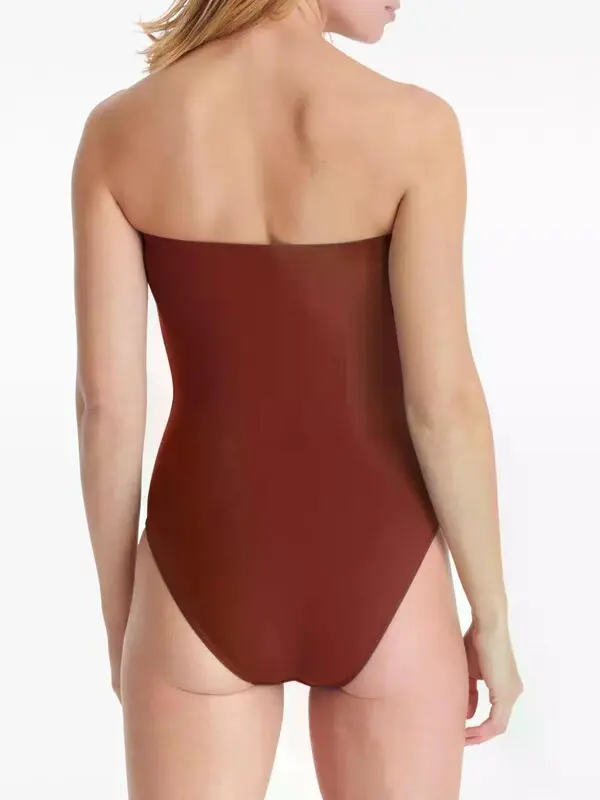 ERES Cassiopée Strapless Swimsuit - Brown