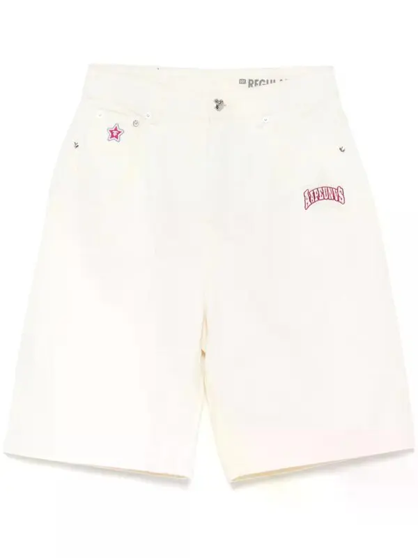 A BATHING APE Aape * Logo-embroidered Shorts - White