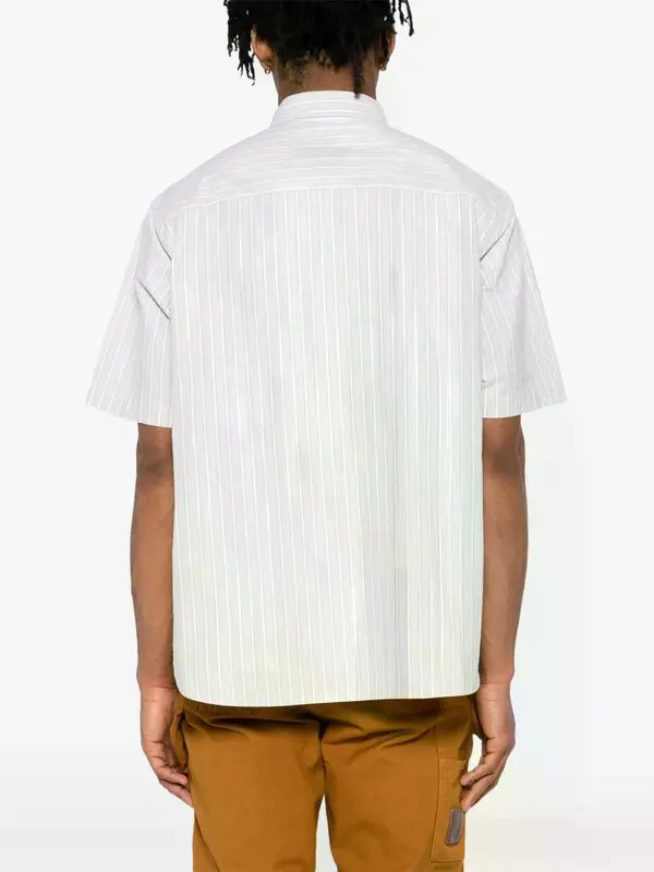 AAPE BY *A BATHING APE Aapenow Moonface-logo Striped Shirt