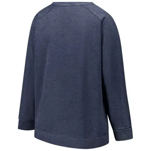 Profile Dallas Cowboys Acid Wash Raglan Pullover Sweatshirt