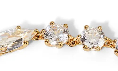 Nadri Beatrix Cubic Zirconia Hand Chain Bracelet