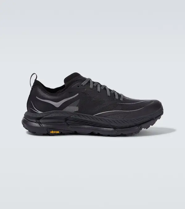 Hoka One One Mafate Speed 4 Lace-up Sneakers - Black