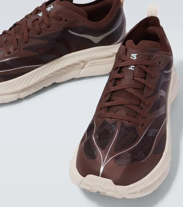 Hoka One One Mafate Speed 4 Lace-up Sneakers - Brown