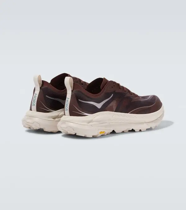 Hoka One One Mafate Speed 4 Lace-up Sneakers - Brown