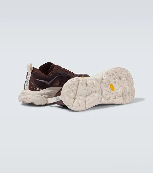 Hoka One One Mafate Speed 4 Lace-up Sneakers - Brown