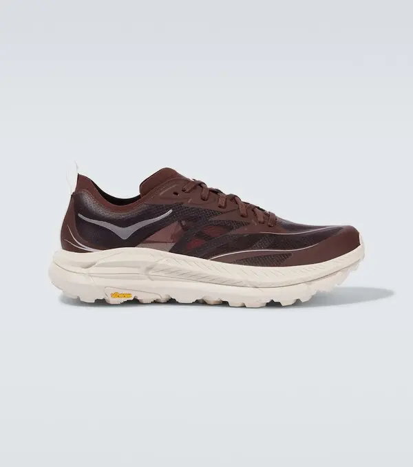 Hoka One One Mafate Speed 4 Lace-up Sneakers - Brown