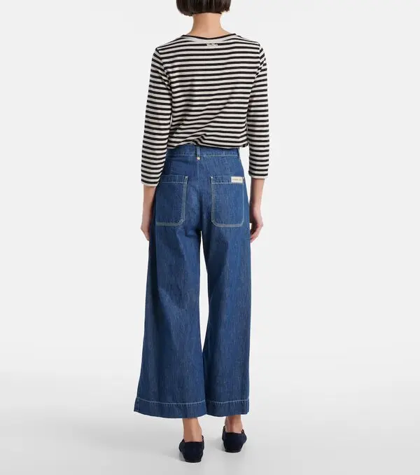 Max Mara Paul High-rise Wide-leg Jeans