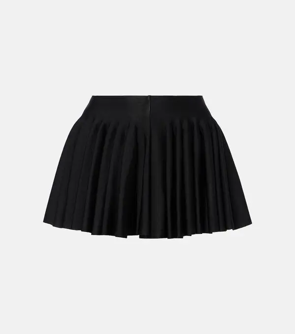 Alaïa Godet Pleated Shorts